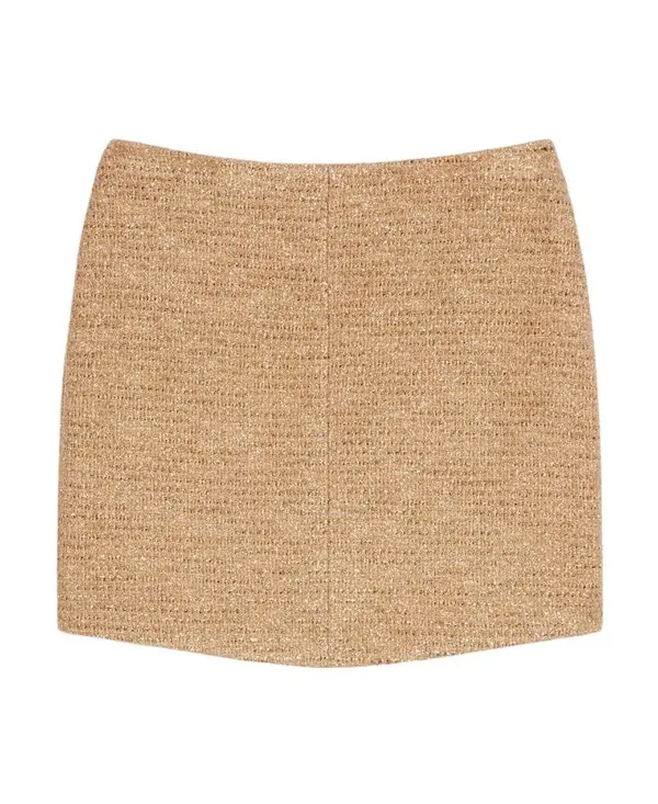 Celine Mini Skirt In Lurex Natte