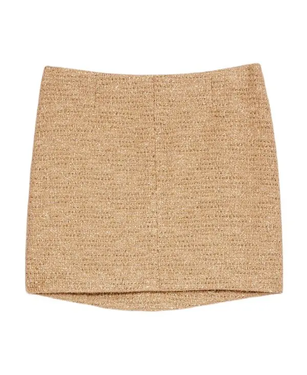 Celine Mini Skirt In Lurex Natte