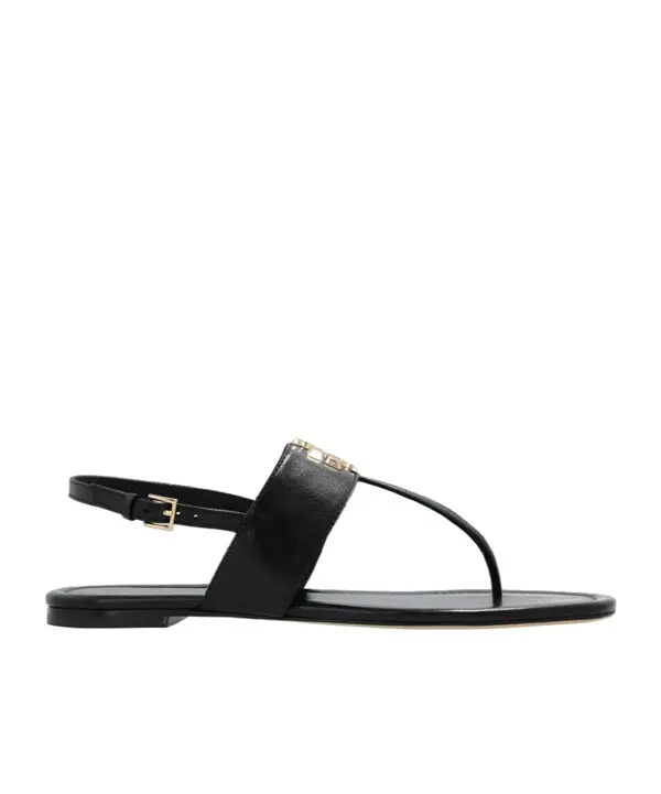 Tory Burch Eleanor Pinch Toe Sandals - Black
