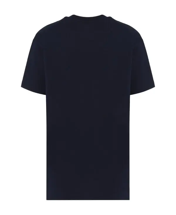 VIVIENNE WESTWOOD Orb Embroidered Crewneck T-shirt - Navy Blue