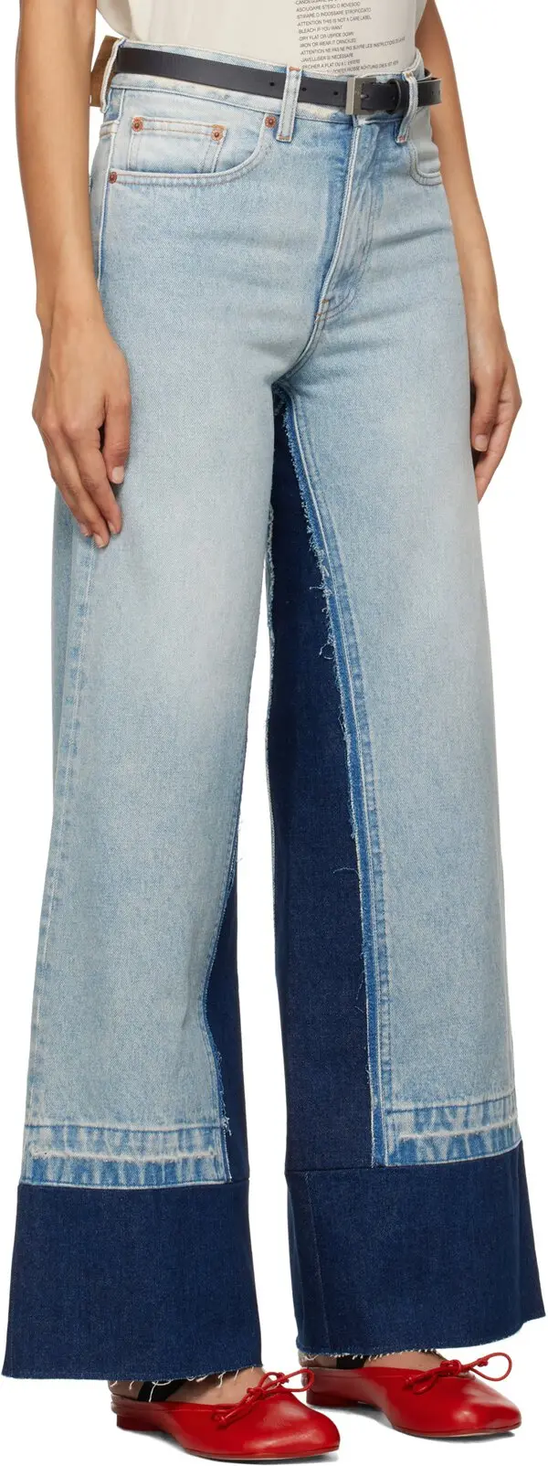 MAISON MARGIELA Layered Panelled Jeans