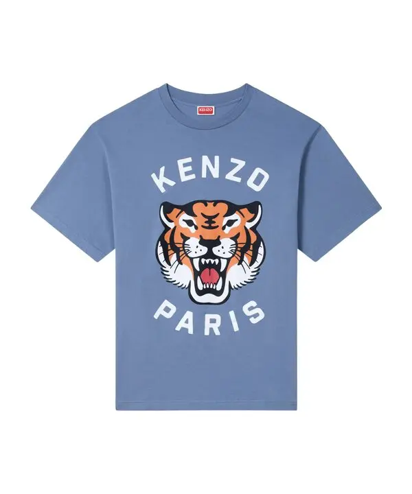 Kenzo Lucky Tiger Printed Crewneck T-shirt