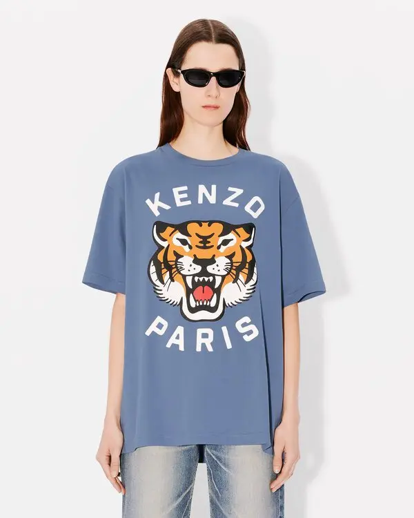 Kenzo Lucky Tiger Printed Crewneck T-shirt