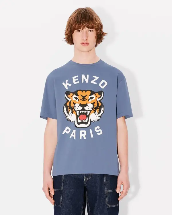 Kenzo Lucky Tiger Printed Crewneck T-shirt