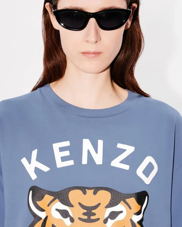 Kenzo Lucky Tiger Printed Crewneck T-shirt
