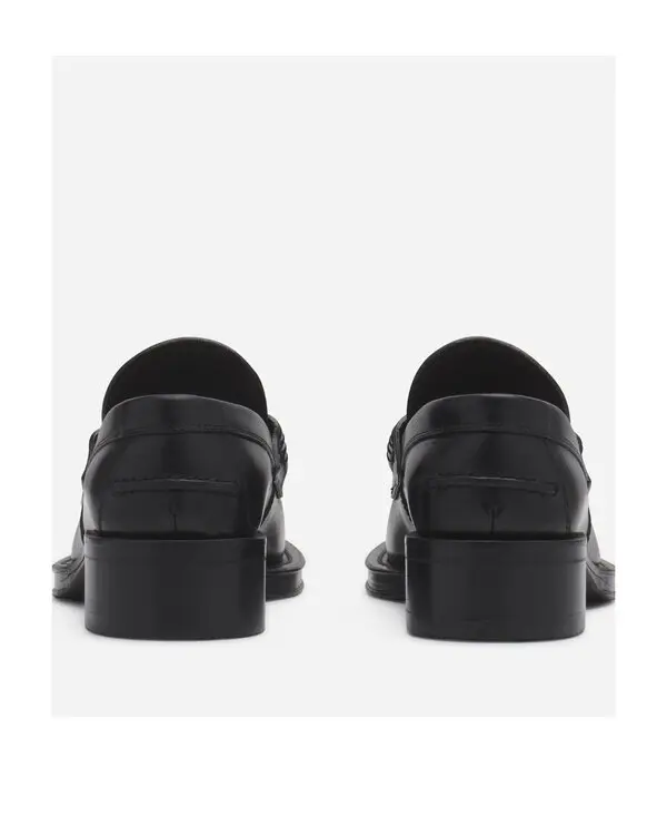 LANVIN Medley Slip-on Loafers With Metal Buckle Detail