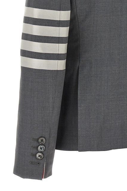 Thom Browne 4-bar Long Sleeve Blazer - Medium Gray