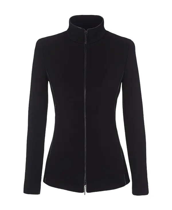 Giorgio Armani Stand-neck Zip-up Jacket