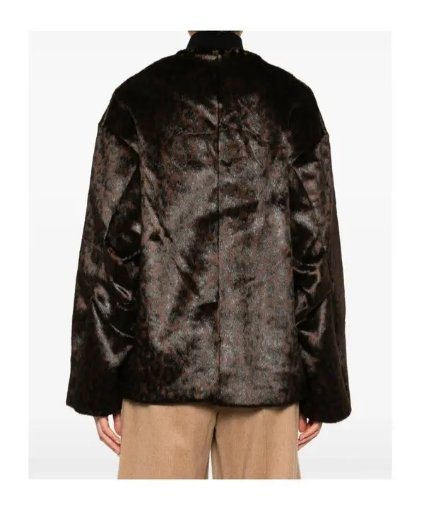 THE FRANKIE SHOP Double-breasted Printed Jacket