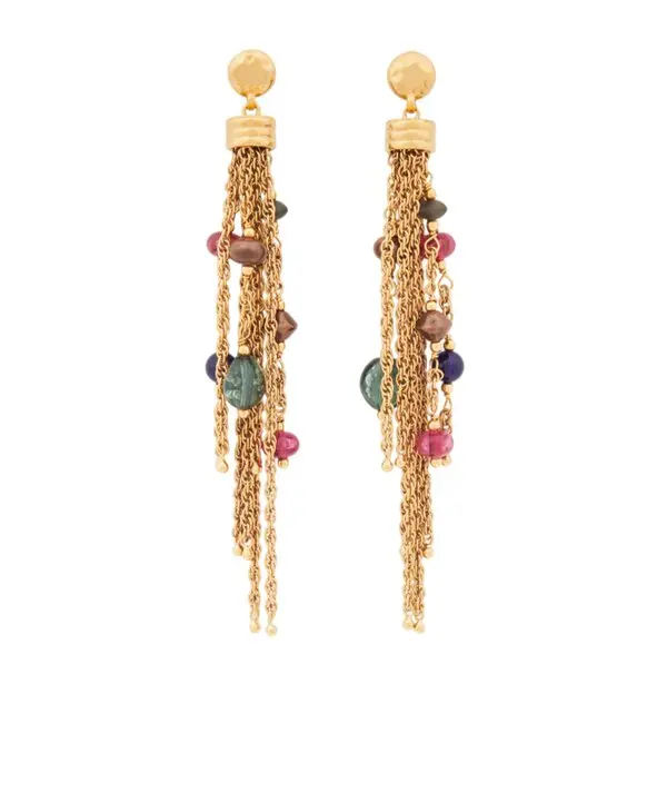 Chloé The Pompoms Earrings - Yellow