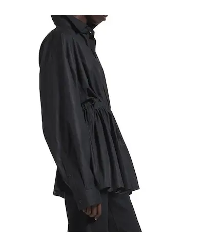 Balenciaga Hourglass Shirt Dress - Black