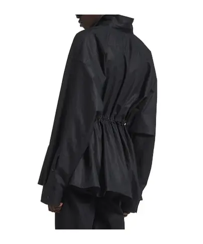 Balenciaga Hourglass Shirt Dress - Black
