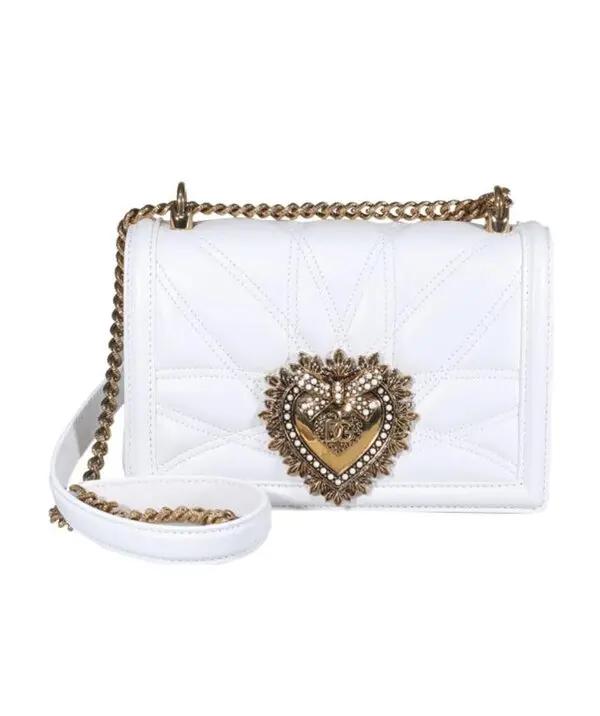Dolce & Gabbana Devotion Shoulder Bag - White