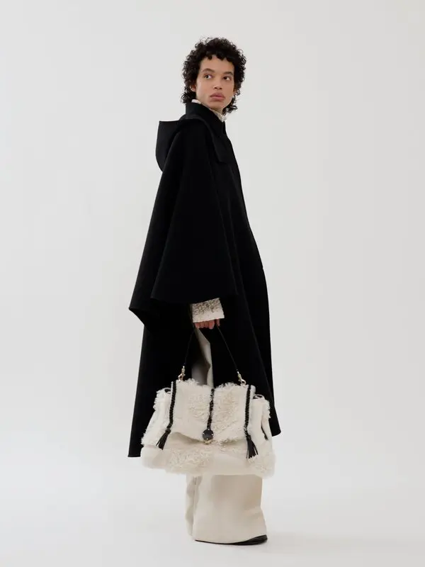 Chloé Wool-blend Hooded Cape