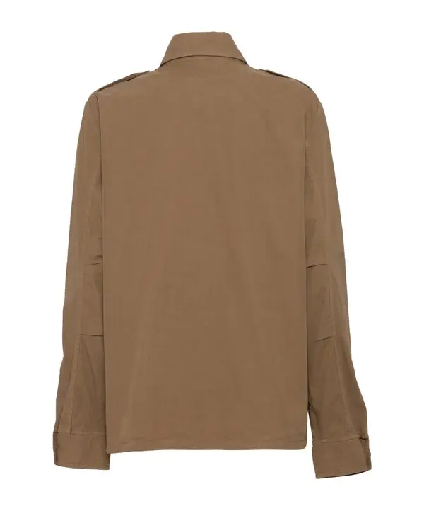 Aspesi Garment-dyed Military Shirt - Brown