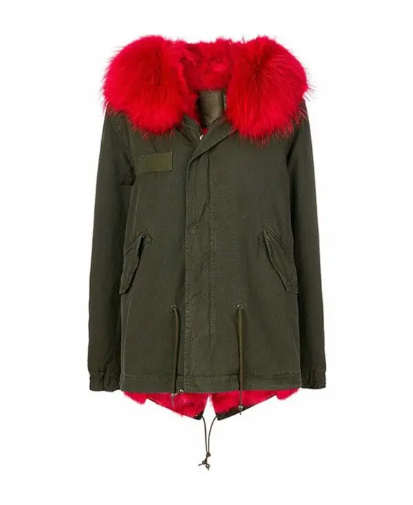 MR  MRS ITALY Lapel Parker Coat