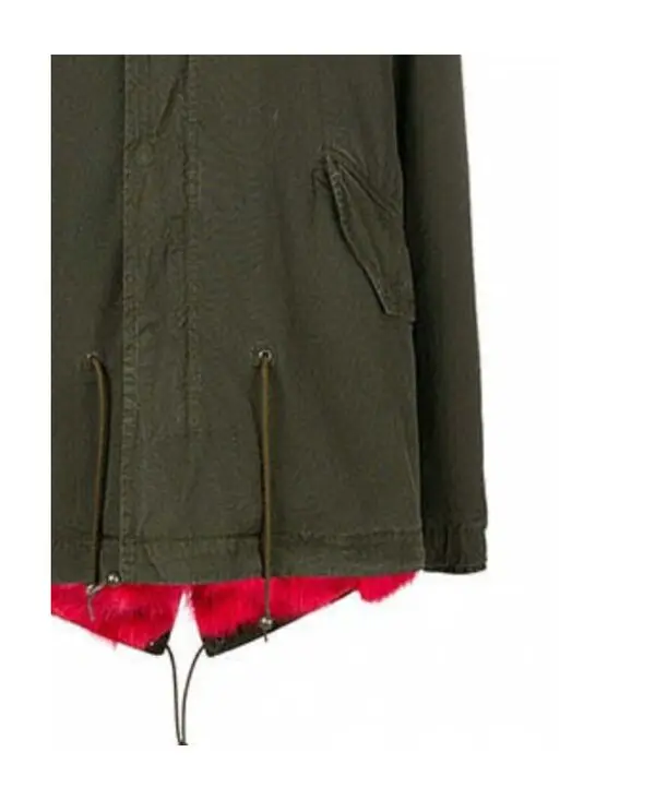 MR  MRS ITALY Lapel Parker Coat