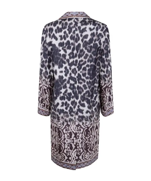 PIERRE-LOUIS MASCIA Printed Silk Coat