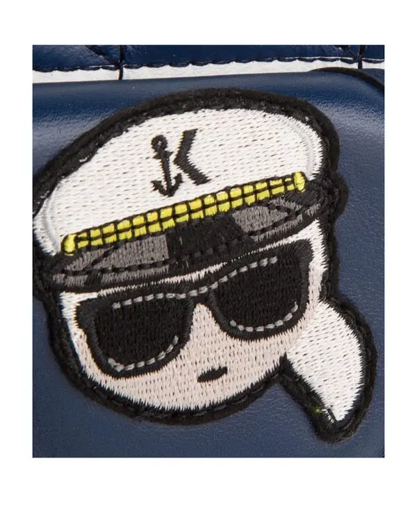 Karl Lagerfeld Color Block Logo Shoulder Bag