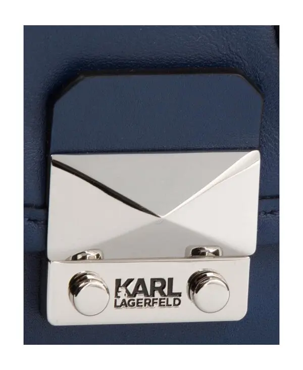 Karl Lagerfeld Color Block Logo Shoulder Bag