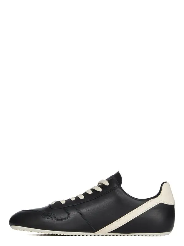 Rick Owens Minimal Low-top Sneakers - Black
