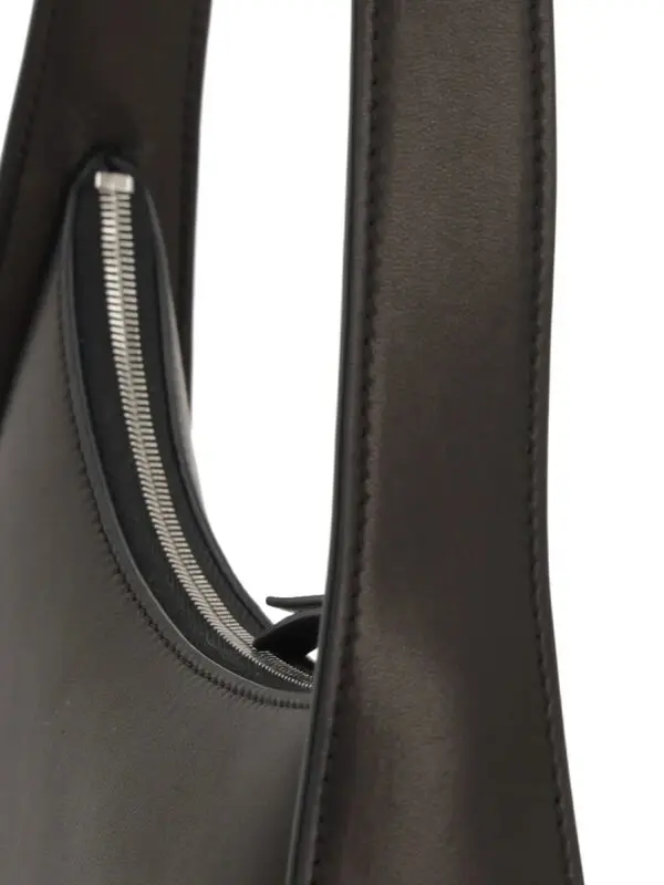 THE ROW Crescent Zip Shoulder Bag - Black