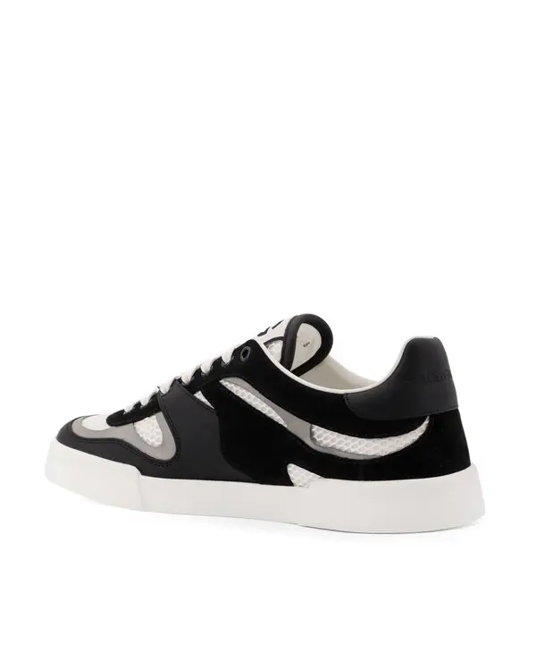 Dolce & Gabbana Portofino Sneakers With Logo Detail - Black