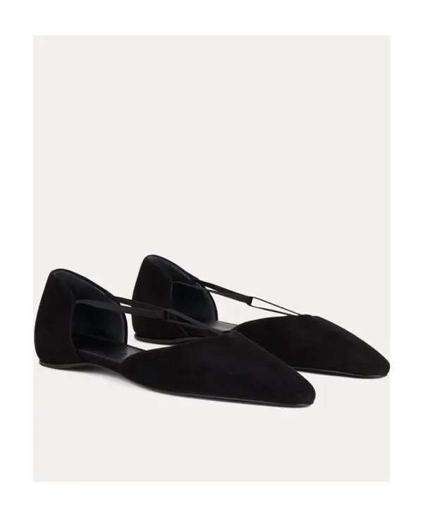 TOTEME Pointed Toe Ballet Flats