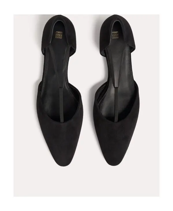 TOTEME Pointed Toe Ballet Flats