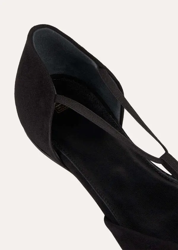 TOTEME Pointed Toe Ballet Flats