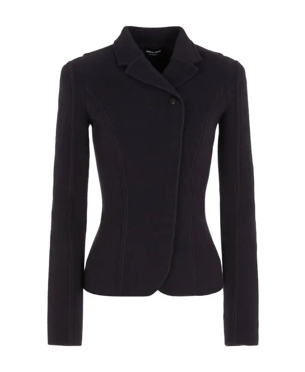Giorgio Armani Single-breasted Long-sleeve Jacket