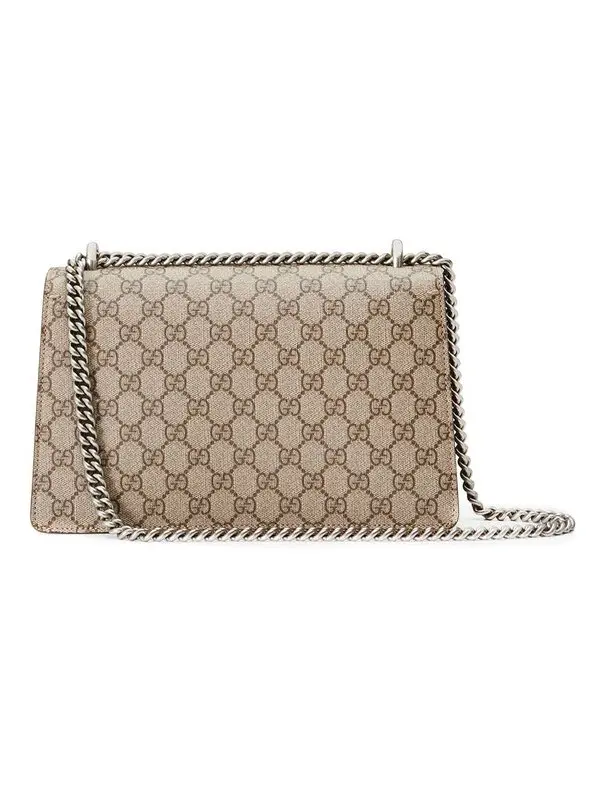 Gucci Dionysus Gg Supreme Shoulder Bag - Nude