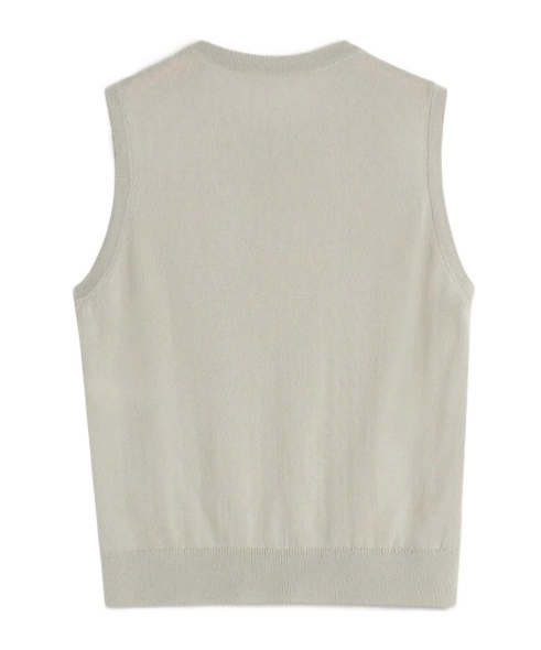 Maison Kitsuné Sleeveless Crew Neck Top - Tea Leaf