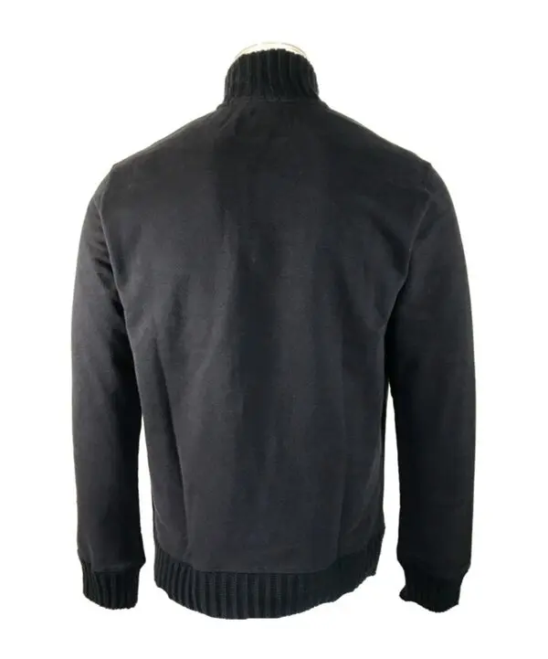 Emporio Armani High-necked Long-sleeved Sweater With Button Detail