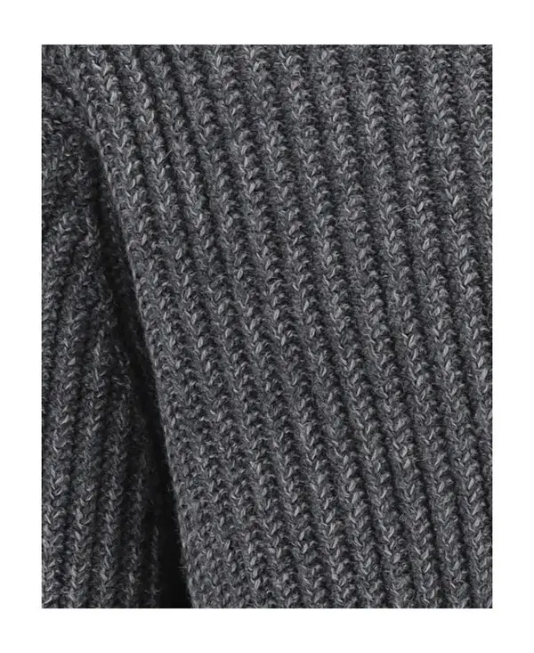 AMI Paris Ribbed-knit Crew-neck Jumper - Black