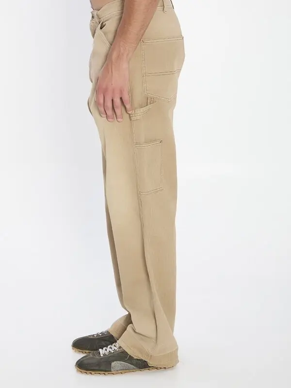 MAISON MARGIELA Straight-leg Textured Jeans
