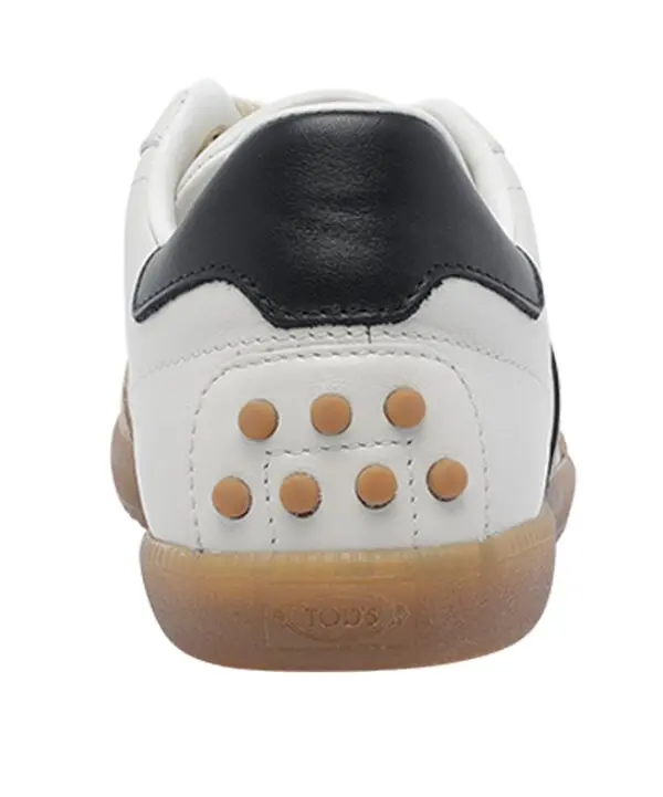 TOD'S Lace-up Sneakers With Logo And Gommini Detail - White