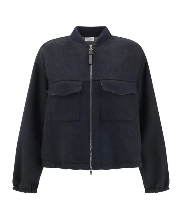 Brunello Cucinelli Hand-crafted Bomber Jacket