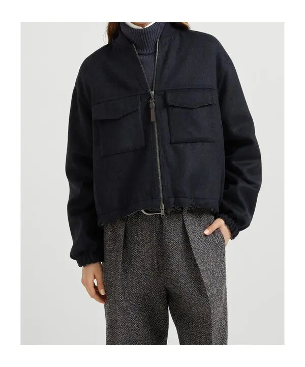Brunello Cucinelli Hand-crafted Bomber Jacket