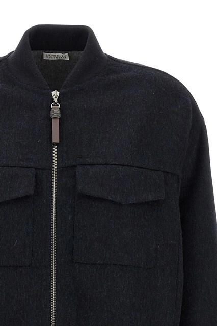 Brunello Cucinelli Hand-crafted Bomber Jacket