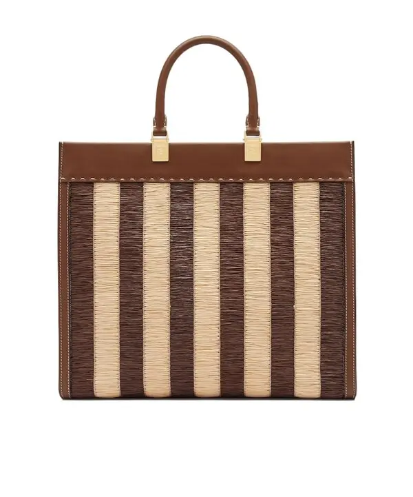 Fendi Sunshine Medium Tote Bag - Brown