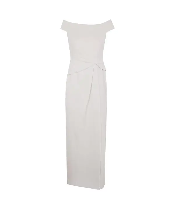 Ralph Lauren Off-shoulder Dress - Mascarpone Cream