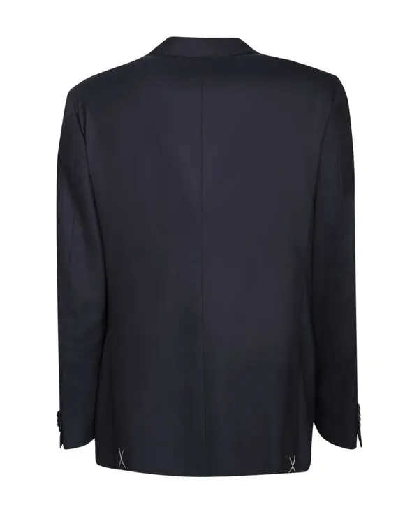 Zegna Single-breasted Straight Hem Blazer - Black