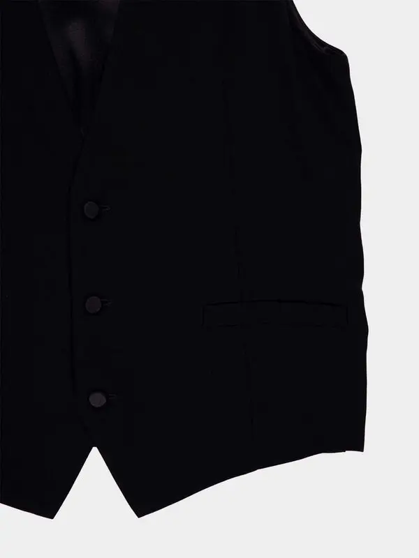 Saint Laurent V-neck Button-up Waistcoat