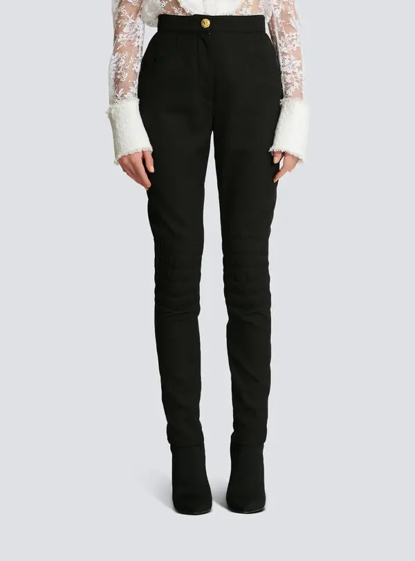 Balmain Wool Skinny-fit Trousers