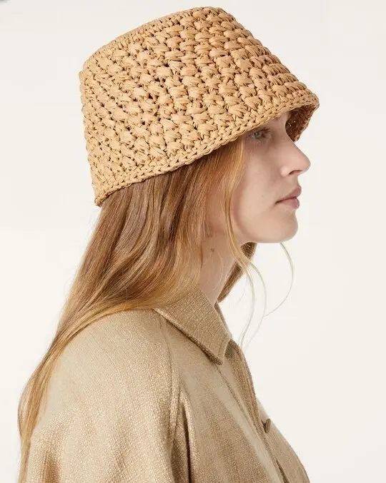 Loro Piana Jasmine Crochet Hat - Light Dune