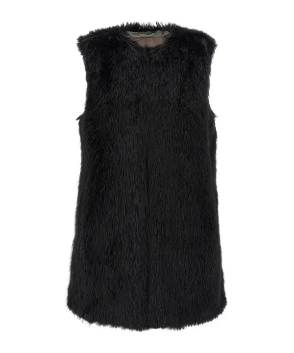 Herno Faux Fur Sleeveless Gilet