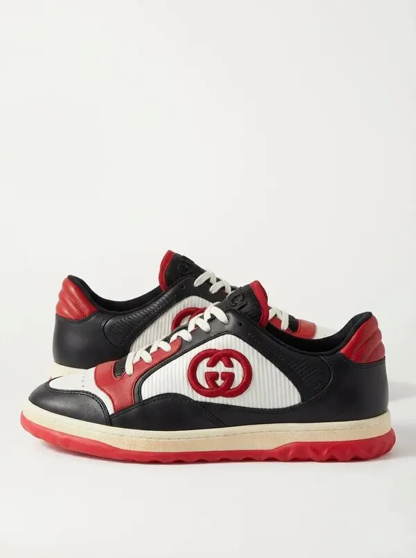 Gucci Low-top Sneakers With Interlocking G Embroidery