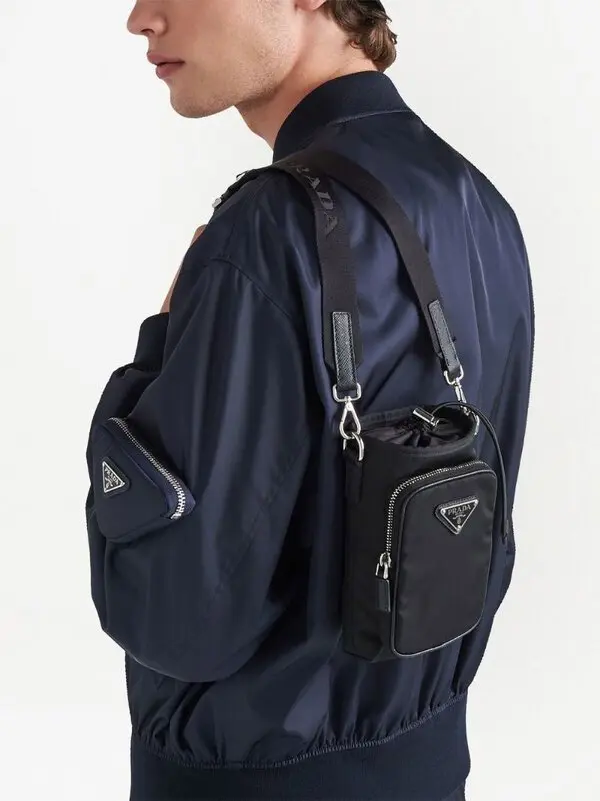 Prada Re-nylon Smartphone Case - Black