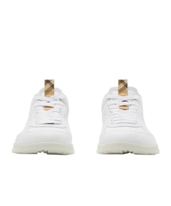 Burberry Matrix Lace-up Sneakers - Optic White
